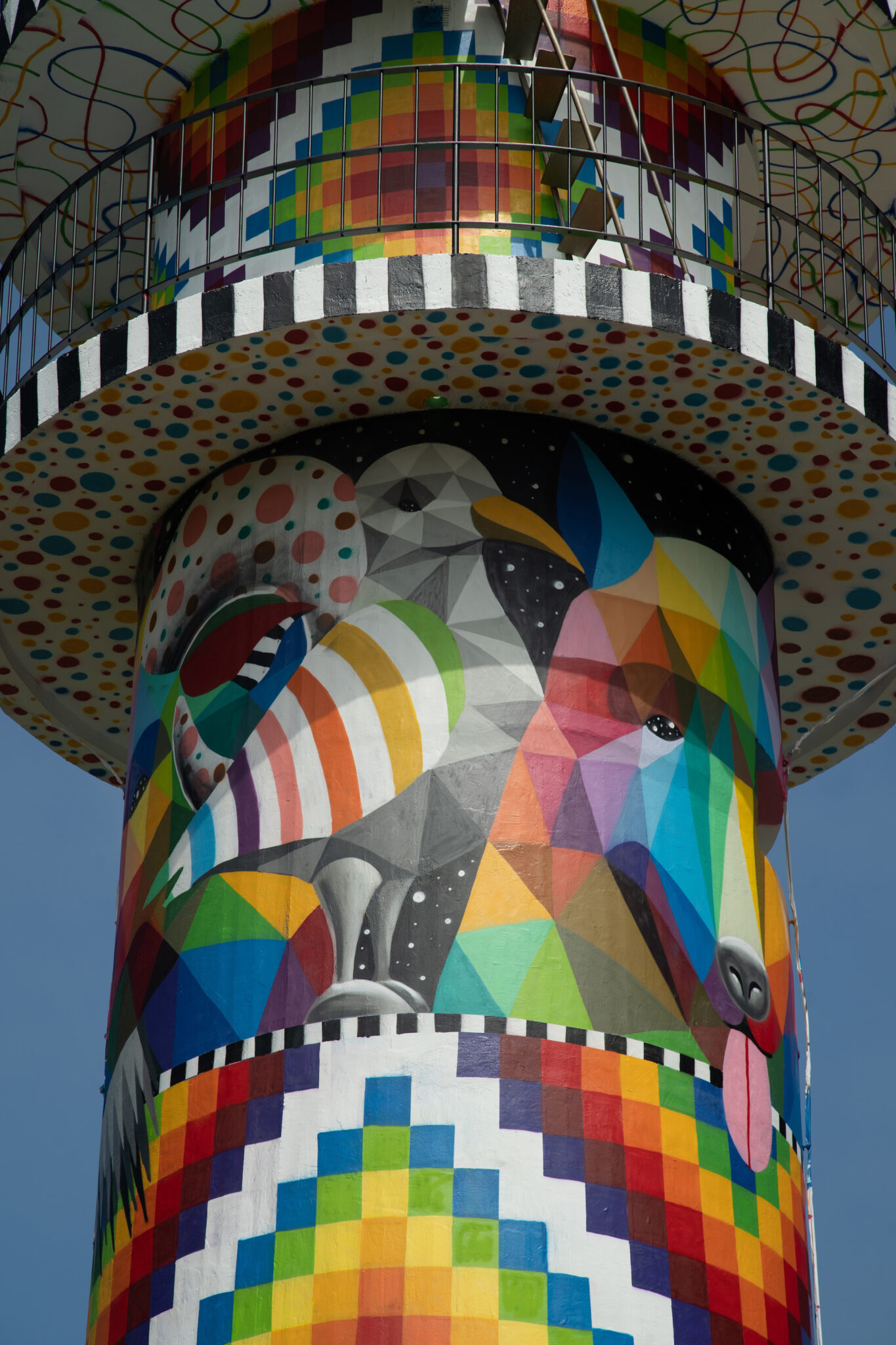 “Infinite Cantabria” by Okuda San Miguel in Faro de Ajo, Spain ...