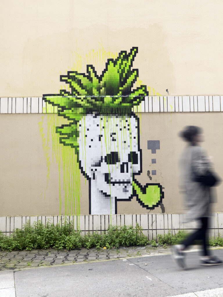 “CryptoPunk Pineapple 00001” & “Another Angel” by Ludo in Paris, France ...